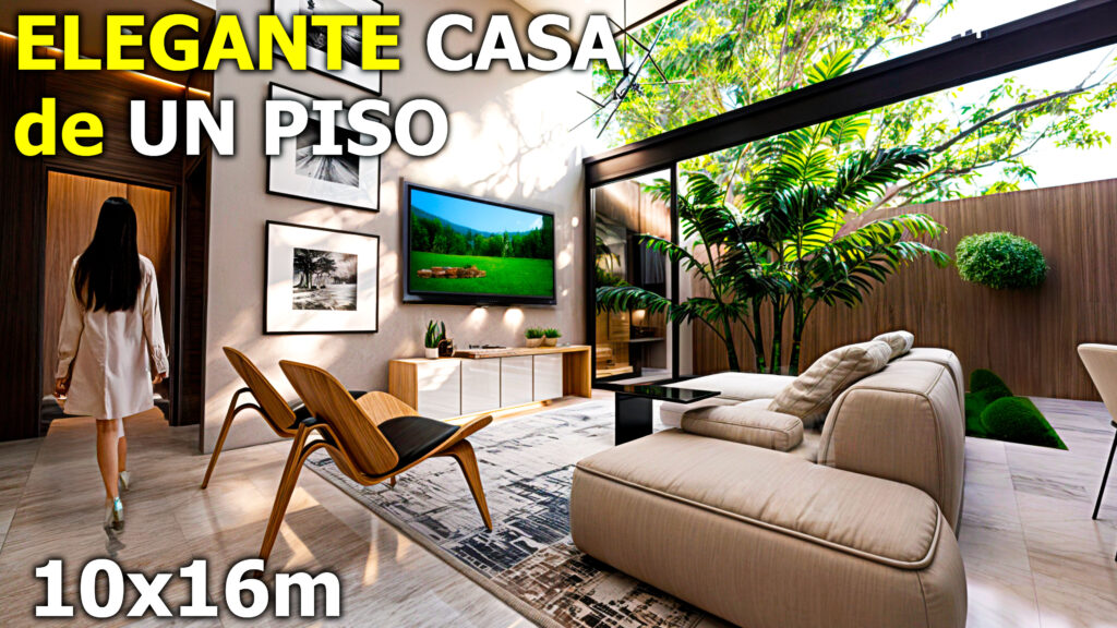 Planos de Casa de UN PISO 10x16 - seinarplanos